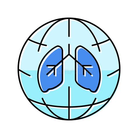 Hepatitis World Day Color Icon Vector Illustration Stock Illustration