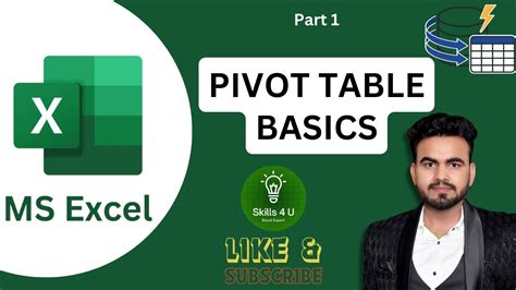 Pivot Tables Basics What Is Pivot Table Youtube
