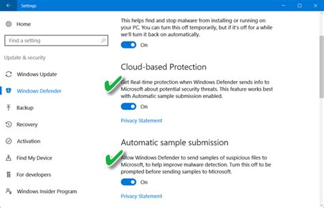 Blockieren Des Schutzes Auf Den Ersten Blick In Windows Defender Unter Windows 10 Windows