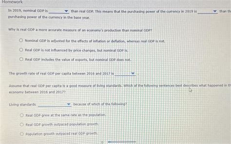 Solved 9 Calculating Real GDP And Real GDP Per Capita The Chegg Com