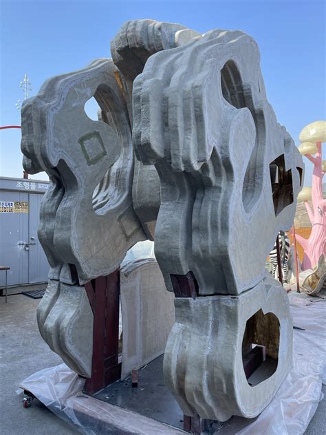 대형 공룡 부조 조형물 및 Frp공룡머리 게이트 Windart