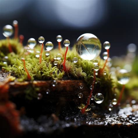 Premium Ai Image Tiny World Of Green