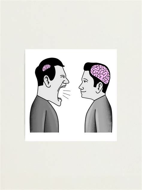 Small Brain Shouting At Big Brain Meme High Quality Photographic