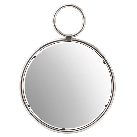Round Mirror Silver Chiltern Oak Furniture