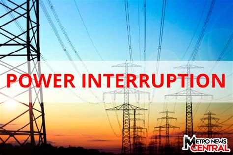 ADVISORY Power Interruption In Metro Manila