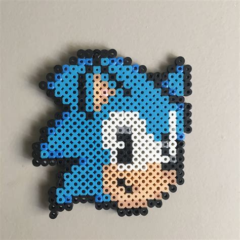 Sonic Head Perler