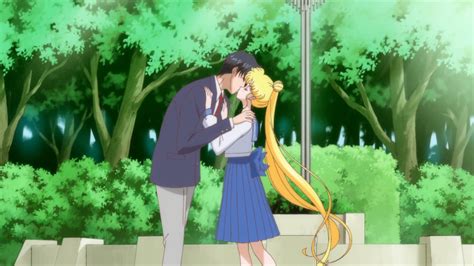 Sailor Moon Crystal Act 14 Mamoru And Usagi Kissing Sailor Moon News