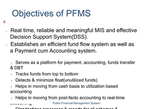 Public Financial Management System Pfms And Dbt Pptx