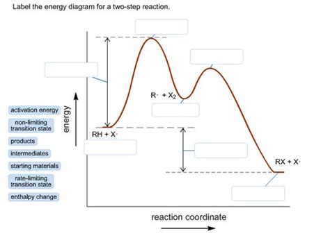 Label The Energy Diagram For A Two Step Reaction