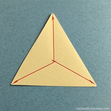 Equilateral Triangle Card Design Stable Diffusion Online