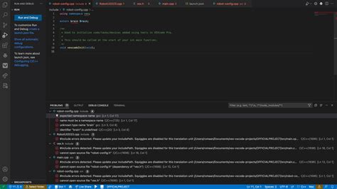 Vs Code Help Vexcode V5 Tech Support Vex Forum