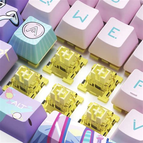 Teclado Gamer Mecânico Akko MOD 007PC Akko 7th Anniversary RGB USB
