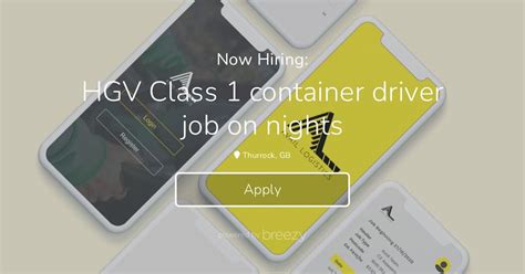Hgv Class 1 Container Driver Job On Nights At Avail Logistics