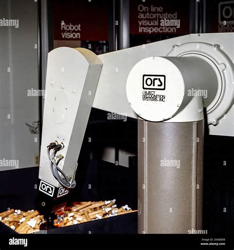 Optical Recognition System Robotic Arm 1982 Early Robotics