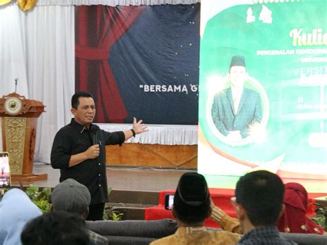 Gubernur Ansar Buka Pkkmb Sekaligus Mengisi Kuliah Umum Di Unrika
