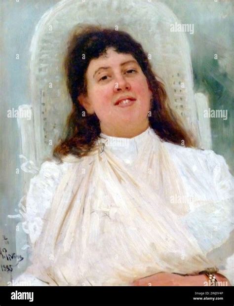 Ilja Repin Portrait Of Marianne Von Werefkin [1888] 00001 Stock
