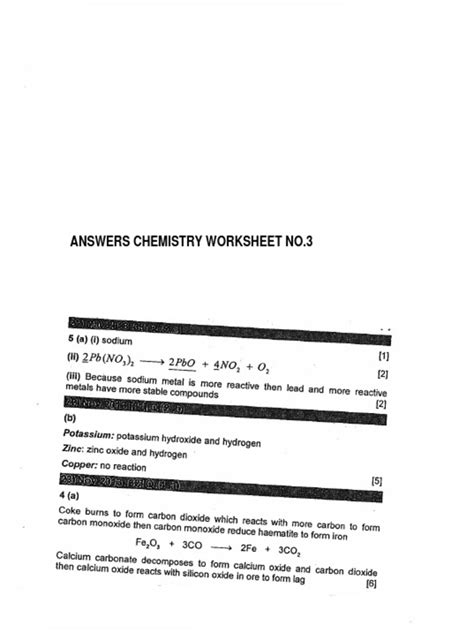 3 Reactivity Series And Metals Ms Pdf