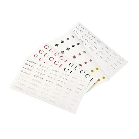 Gucci Limited Edition Nail Art Stickers Set Skin Beauty Supply