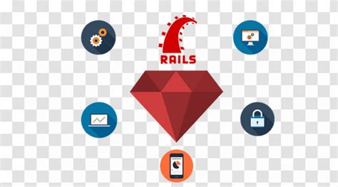 Ruby On Rails Web Application Development Logo Transparent PNG