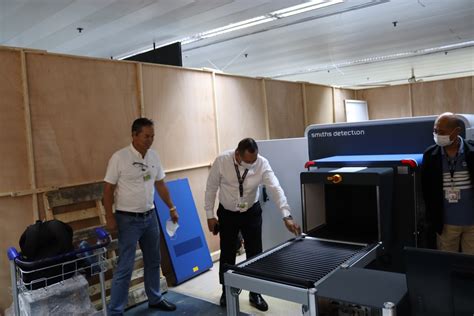 Ots Administrator Oversees Installation Of Security Screening Equipment