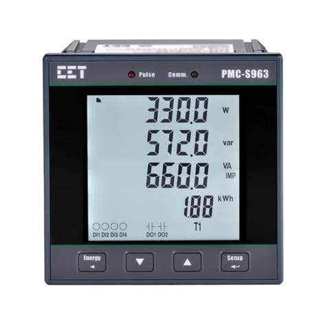 Pmc S963 E Low Cost Three Phase Multifunction Meter Electrical Energy Measurement 4xdi Lcd