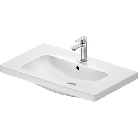 Duravit D Code Single Tap Hole White High Gloss Wash Basin 800 X 480mm