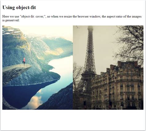 Object Fit در CSS آتریا