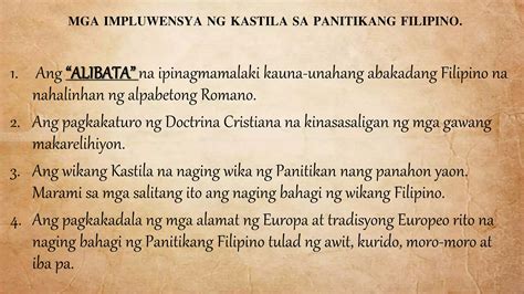 Panahon Ng Kastila Pptx