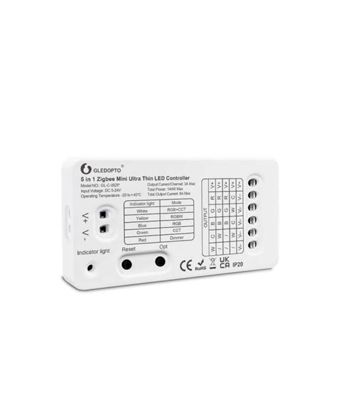 In Ultra Mini Zigbee Gledopto Controller For Single Color CCT RGB RGBW RGB CCT Zigbee Led