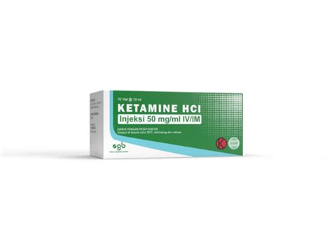Ketamine 50mgml Injection Bernofarm