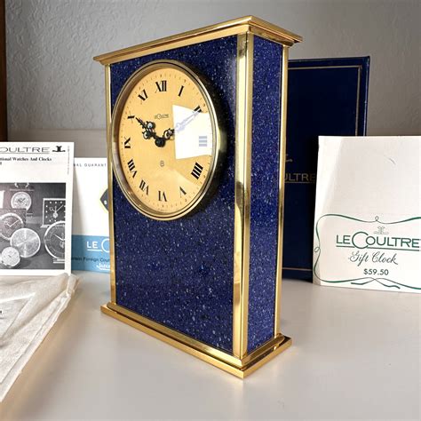1960 S Jaeger Lecoultre Desk Clock Ref 539 New Old Stock Nos With Box