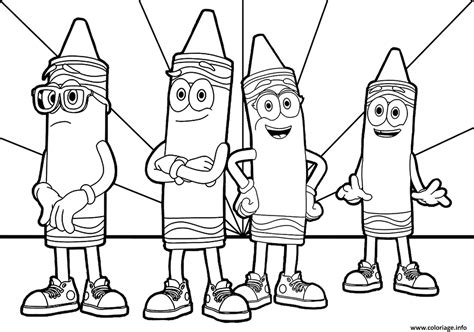 Coloriage Crayola Crayons