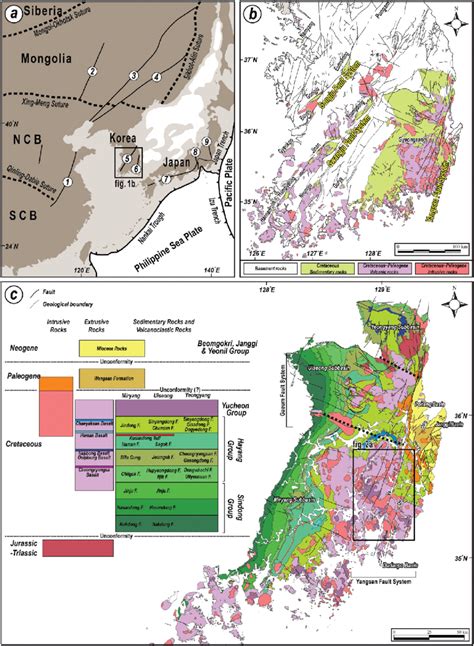 A Tectonic Outline Of The Eastern Eurasian Margin Modified After Xu