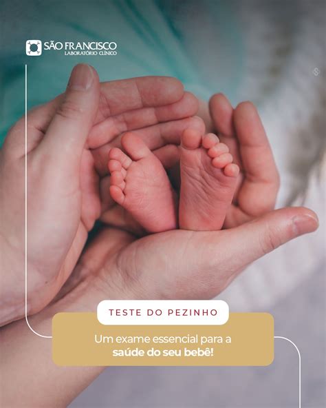 Laboratório O Teste Do Pezinho é Um Exame Fundamental Para Detectar Precocemente Diversas