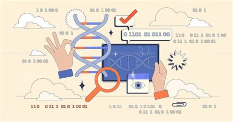 Bioinformatics For Genetics And Genomic Analytics Outline Hands Concept