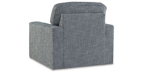 Olwenburg Denim Swivel Accent Chair Luna Furniture