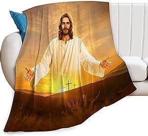 Christian Jesus Blanket Christ Jesus Decor Throw Blanket