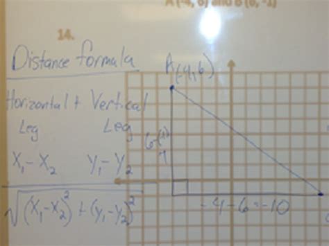 Eighth Grade Lesson Analyzing Distance Algebraically