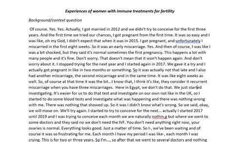 Qualitative Coding With Microsoft Word