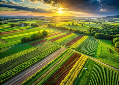 Sustainable Agriculture Practices Unveiled A Breathtaking Aerial