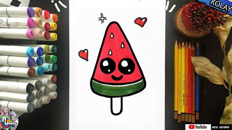 Artstation Sevİmlİ Karpuz Dondurma Çİzİmİ Kolay Çİzİmler Ucu