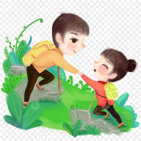 아름다운 소녀 일러스트 스테핑 그림 봄 투어 아름다운 소녀 스텝 삽화 스테핑 Png 일러스트 및 Psd 이미지 무료 다운로드 Pngtree