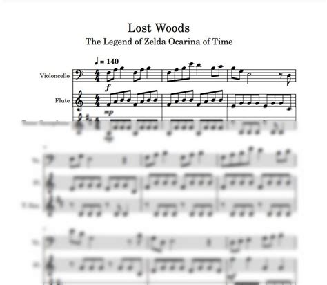 Lost Woods Sheet Music