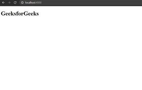 how to do templating using expressjs in node js geeksforgeeks