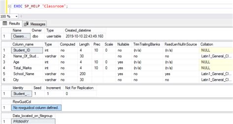 Methods To Find Table Structure In SQL Programming Code Examples