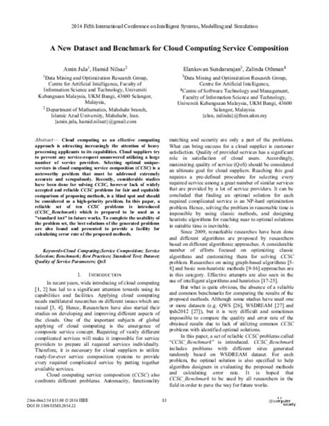 Pdf A New Dataset And Benchmark For Cloud Computing Service Composition