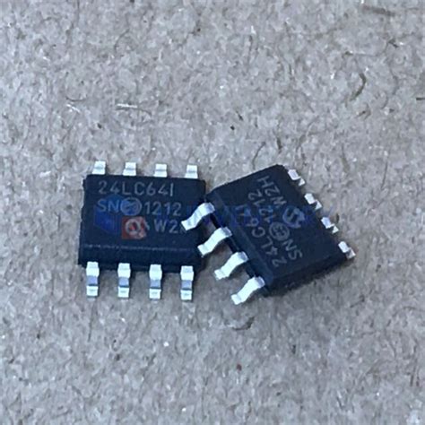 10pcs 24lc64 i sn new 24lc64 i sn ic eeprom 64kbit 400khz 8soic ebay