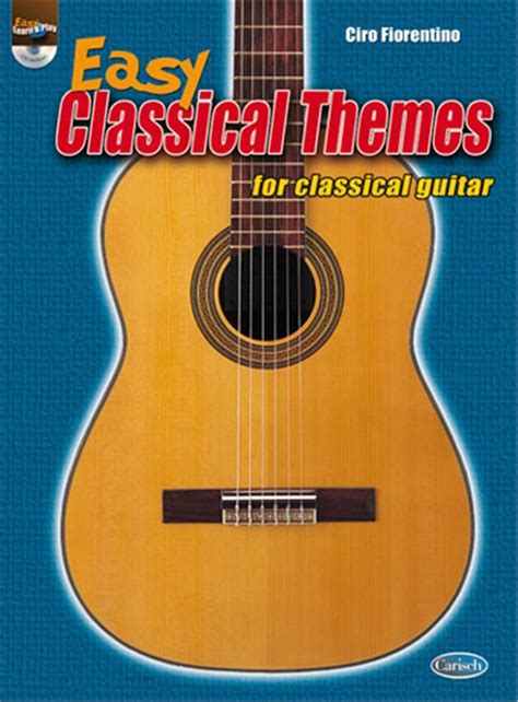 Easy Classical Themes For Classical Guitar Bok Cd Gottfrid