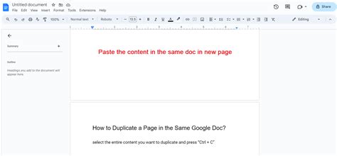 How To Duplicate A Page In Google Docs Easy Ways Boltq