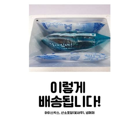 해수포장 횟감가능 포항 활 꽃새우